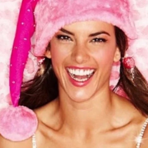 Victoria's Secret | Accessories | Vintage Victorias Secret Santa Hat ...